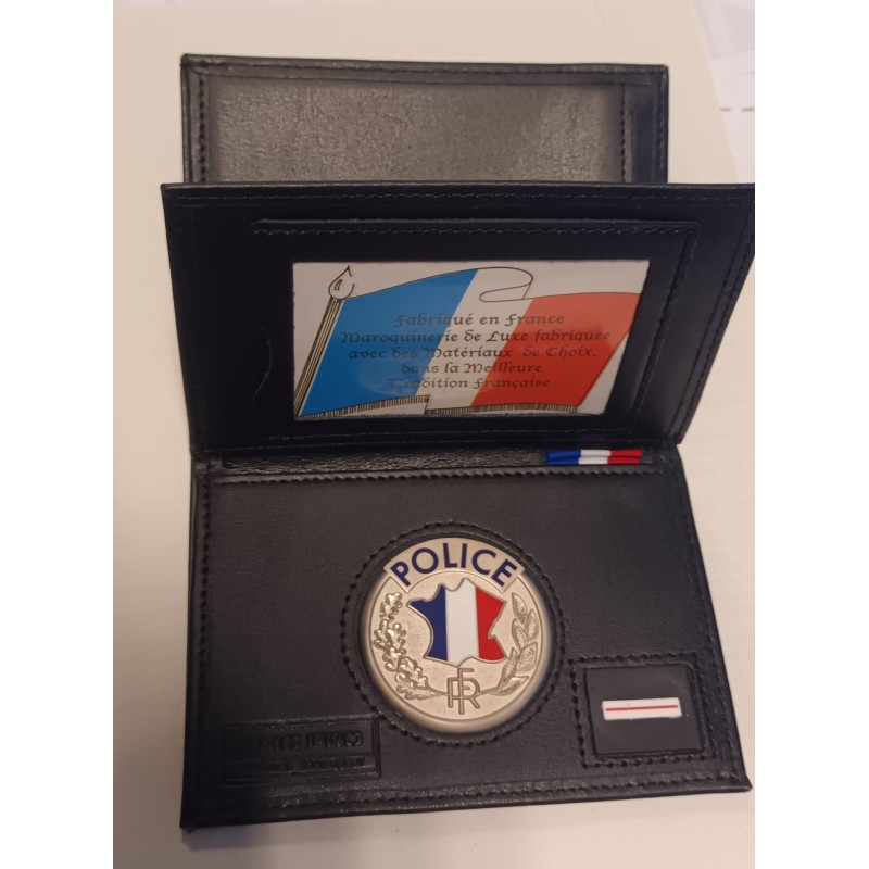 Porte-carte professionnel Police - 3 volets
